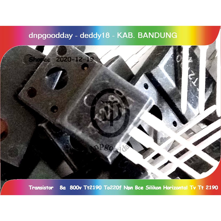 Transistor 8a 800v Tt2190 To220f Npn Bce Silicone Horizontal Tv Tt 2190 | Shopee Philippines