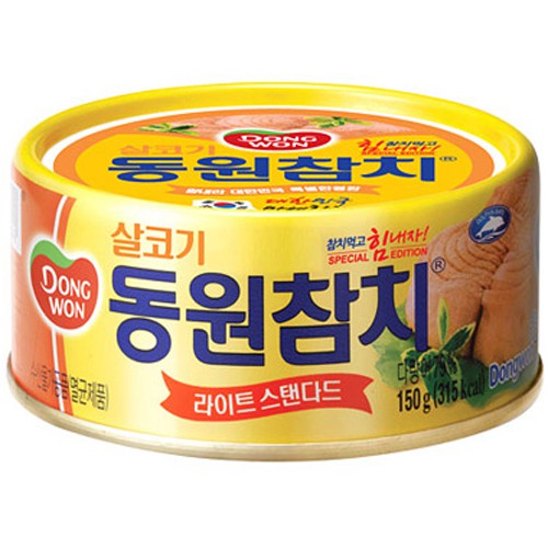 DONGWON TUNA LIGHT STANDARD 150g | Shopee Philippines