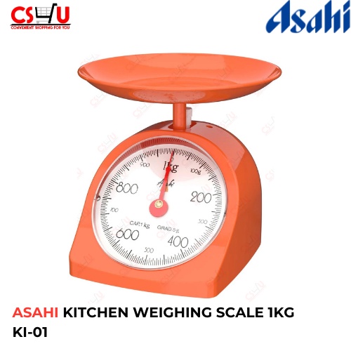 Asahi Kitchen Weighing Scale 1kg KI-01 | Shopee Philippines