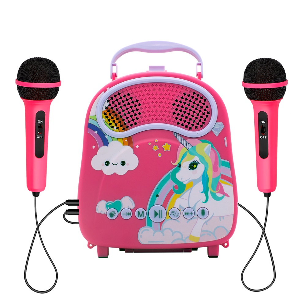 Kiddiestationph Portable Sing-a-Long Karaoke for kids (2 mics) | Shopee ...