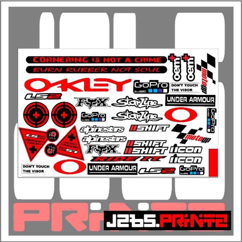 ls2/nhk/lev3/ls2/spyder/evo/kyt visor helmet sticker decals | Shopee ...