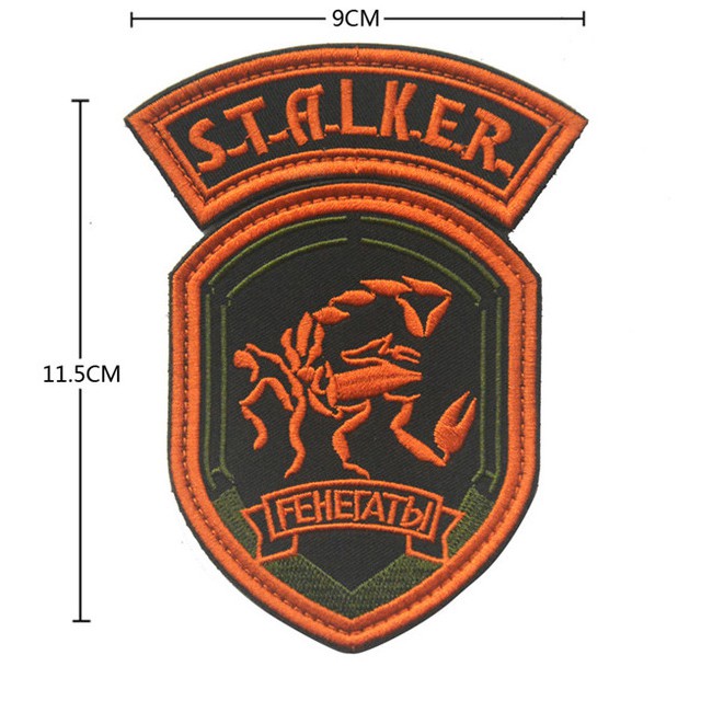 Stripe Nuclear Power Plant Radiation Patch STALKER S.T.A.L.K.E.R ...