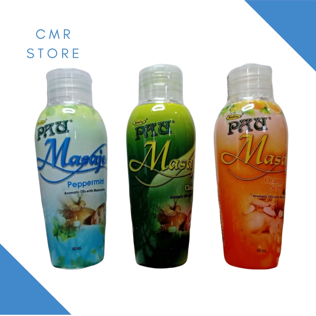 Pau Masaje 60ml (Classic , Orange scent and Peppermint) | Shopee ...