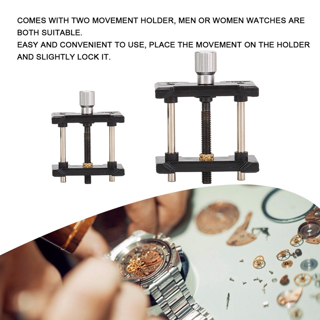 [Ready Stock] Henye 2pcs/Set Plastic Watch Movement Holder Fixed Base ...