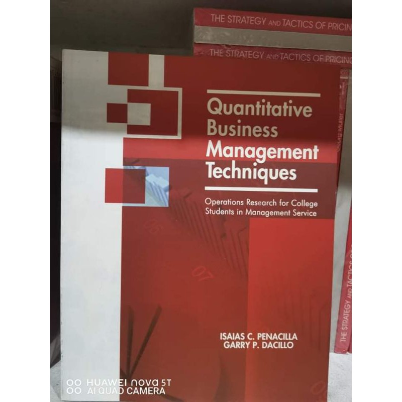 Quantitative Business Management Techniques By. Isais Penacilla & Garry ...