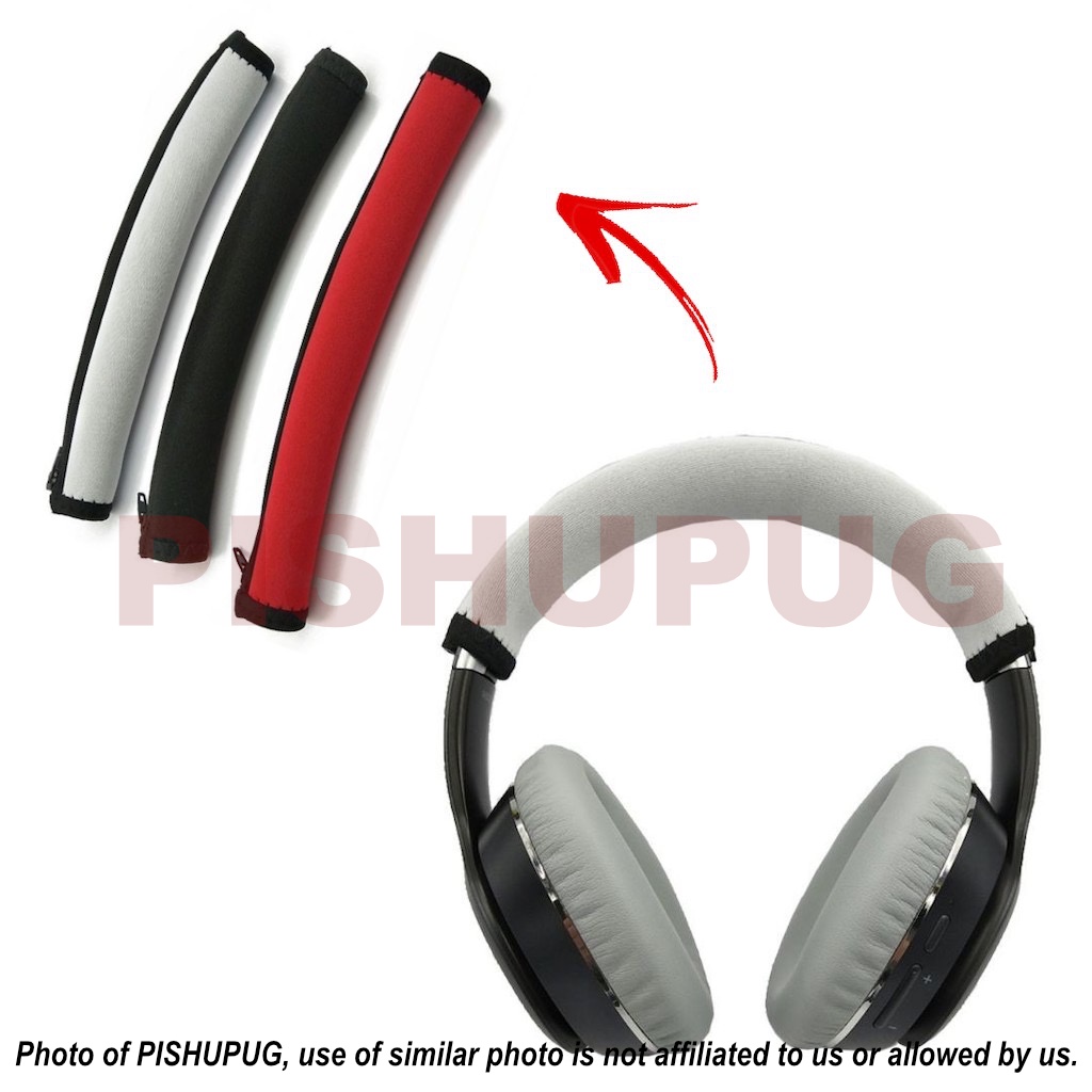 1pc Plain Universal Headband Pad Cushion Zipper Cover for Over Ear ...