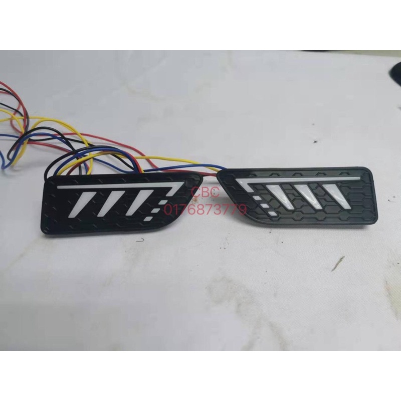 Perodua Ativa / Bezza 2020 2021 3D Dynamic Rear Bumper Reflector With ...