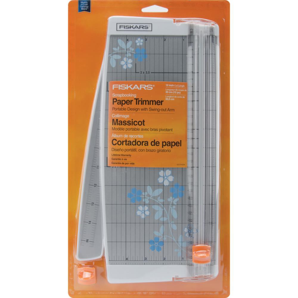 Fiskars Portable design Paper Trimmer 12" swing out arm | Shopee ...
