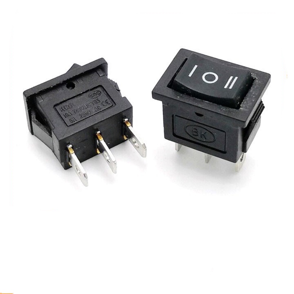 3-pin 3-Pin Seesaw Switch 6A-250V KCD1-103 (Good Type) | Shopee Philippines
