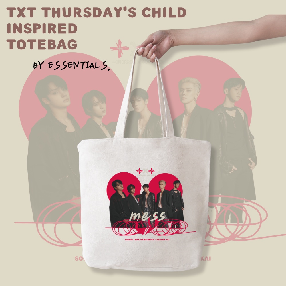 TXT Thursday's Child Inspired Totebag by Essentials | Shopee Philippines