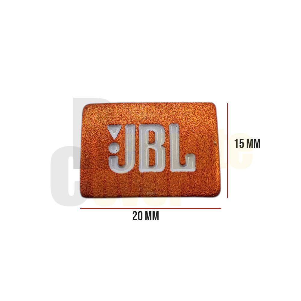 Emblem Aluminum Sticker Decals 3D Logo JBL Orange Audio Speaker ...