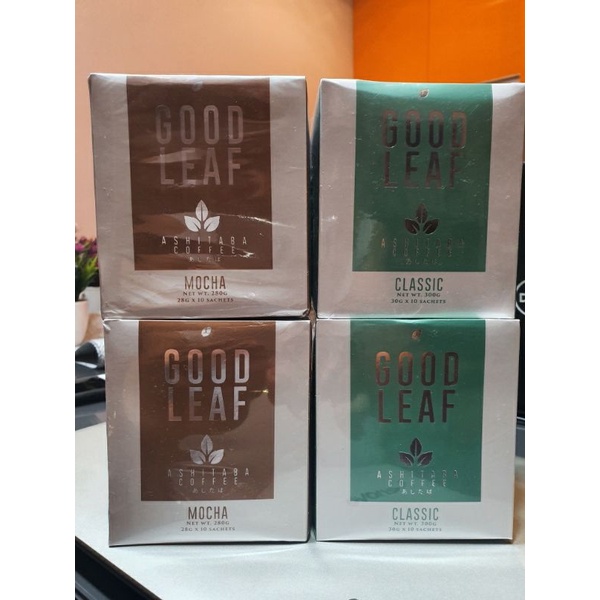 Good Leaf Ashitaba Coffee Classic and Mocha (30G X 10 Sachets) | Shopee ...