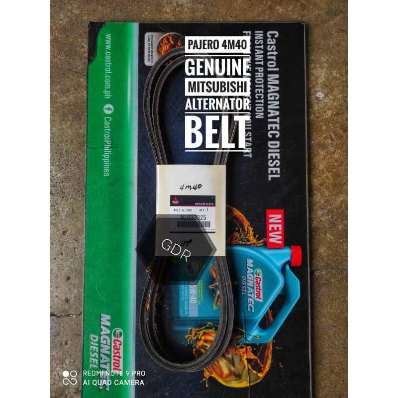 Pajero 4m40 Mitsubishi Alternator Belt Orig Mitsubishi For Stock