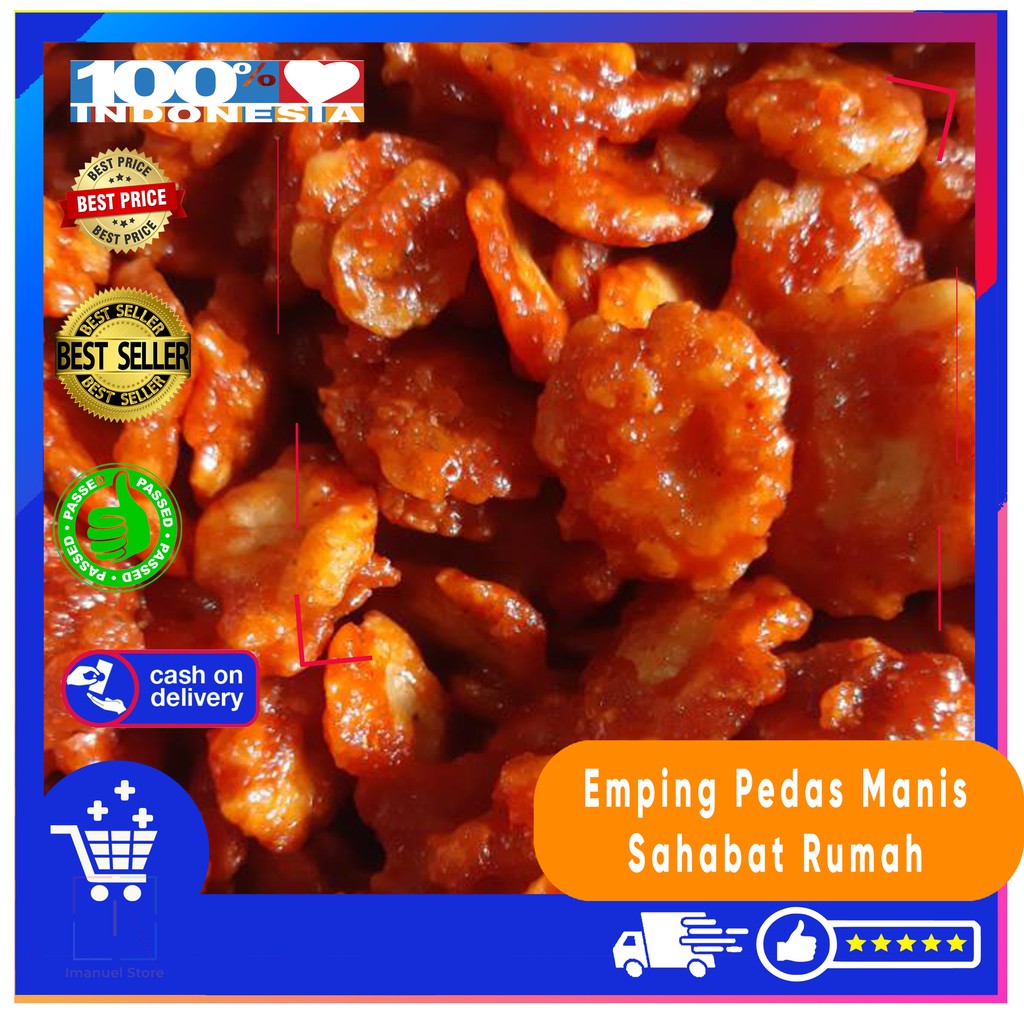 Sweet Spicy Emping | Emping Melinjo/Sweet Spicy Melinjo Chips 1kg | Shopee Philippines