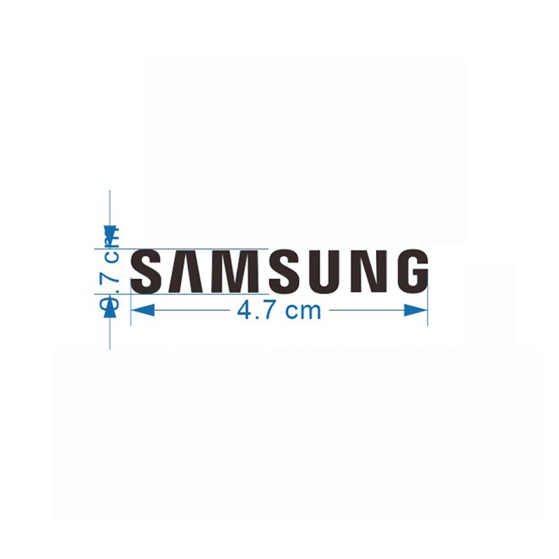 samsung logo metal sticker Samsung logo sticker laptop monitor chassis ...