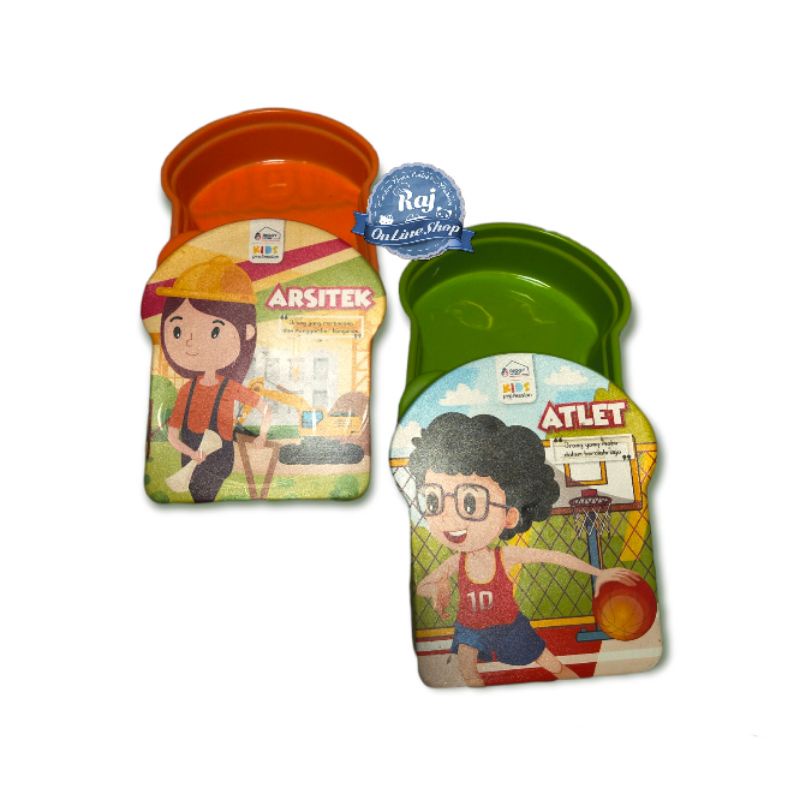 Plastic Lunch Box for Elementary School Kindergarten PAUD MI Boys Girls ...