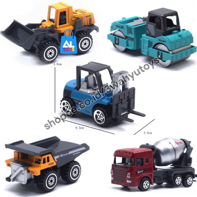 Diecast Construction Truck Molen Excavator Buildozer Forclip Diecast ...