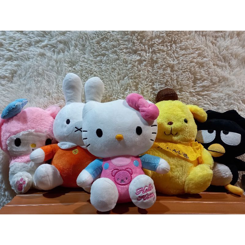 Sanrio hello kitty pompom purin badz maru my melody sfuffed toys ...