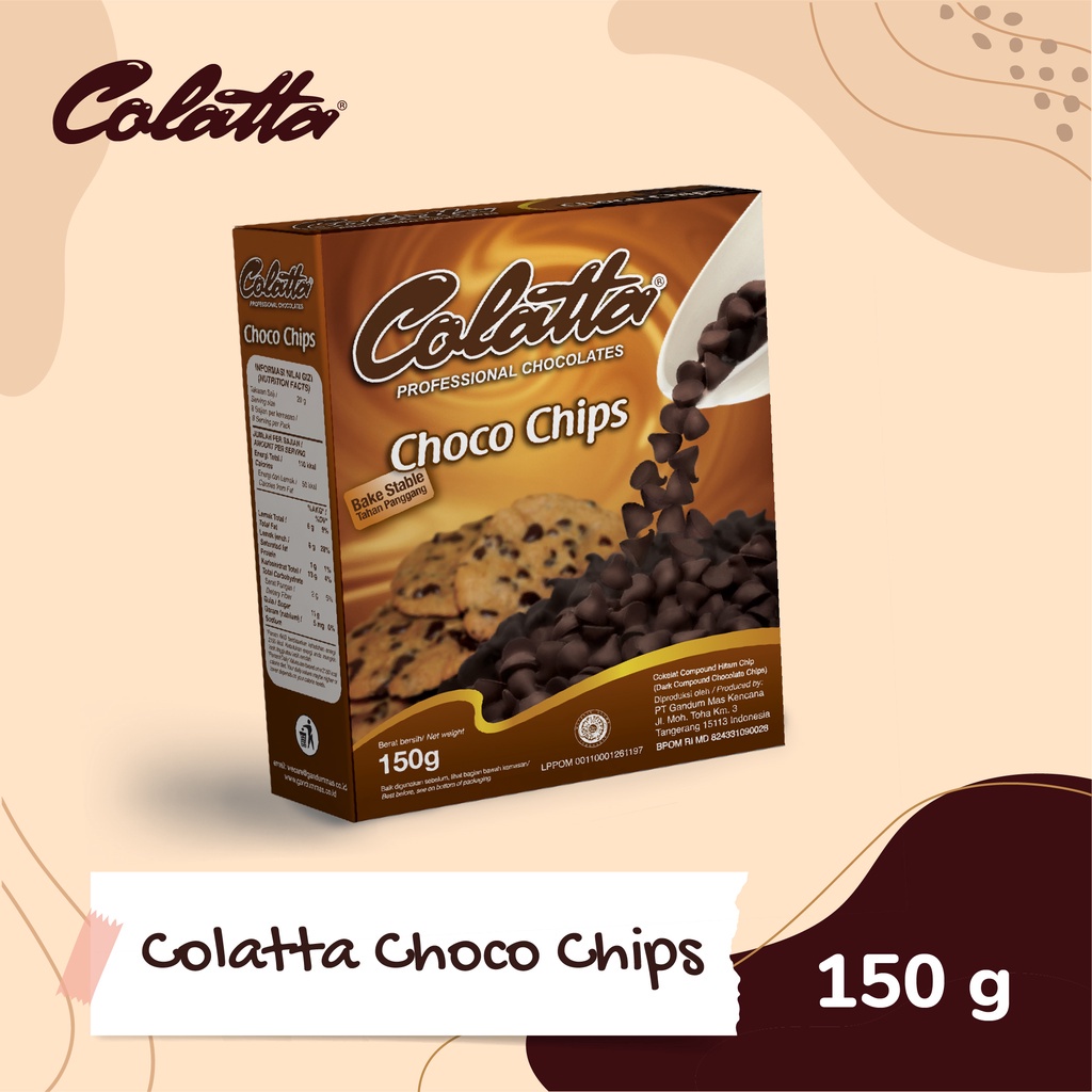 Colatta Choco Chips 150gr | Shopee Philippines