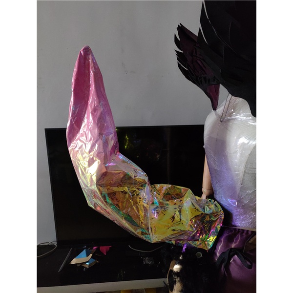 Anime tail 2019 LOL Ahri tail KDA Idol singer kda golden pink tails ...