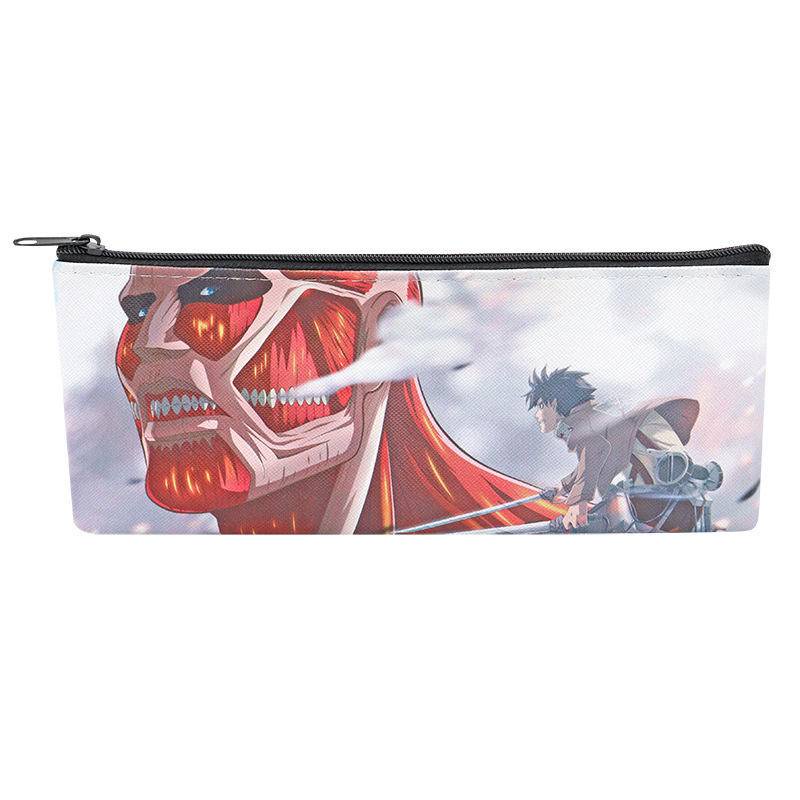 Attack On Titan Shingeki no Kyojin Pencil Case Figma Eren Jaeger Mikasa ...