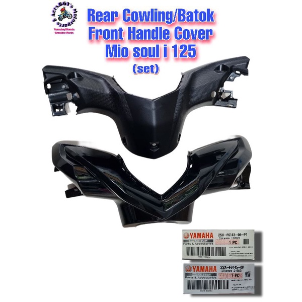 Yamaha Mio soul i 125 Rear cowling/Batok and Front handle cover(set ...