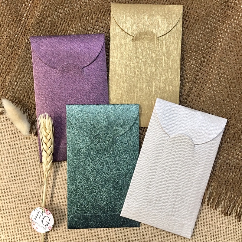 Royal Classy 5pcs Fiber Money Envelopes, 7x12cm by fgpaper | Shopee ...