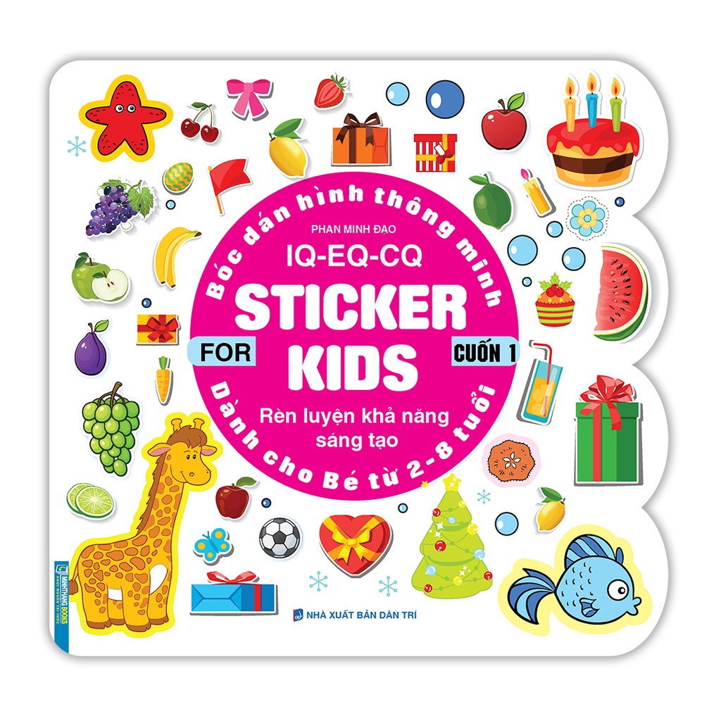 Book - Smart peel and stick stickers IQ - EQ - CQ - Sticker for kids ...