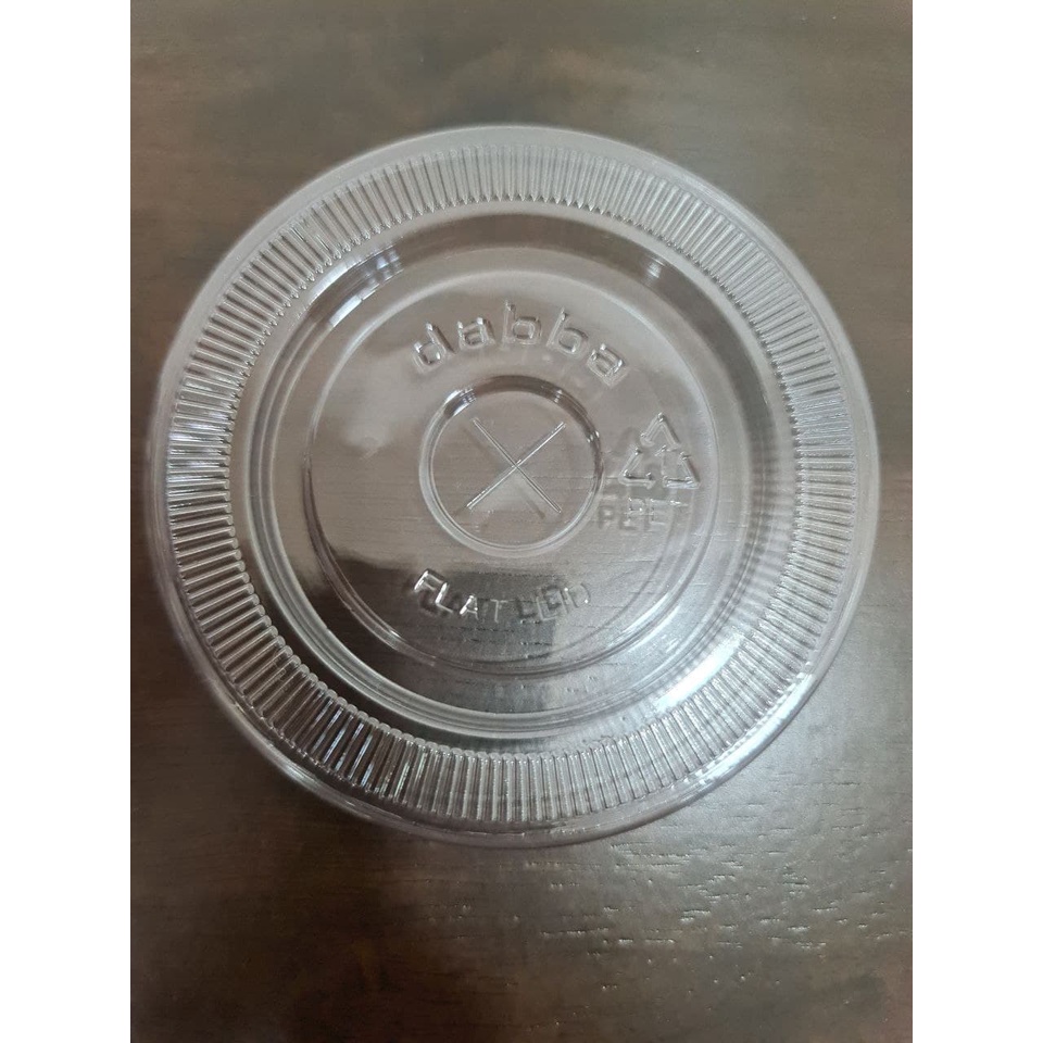 Dabba PET Elegant Dabba Lids Dome Lid / Flat Lid / Strawless Lid 50pcs ...