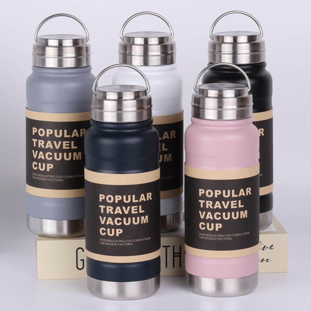 304 Stainless steel Thermos Vacuum Cup Vacuum Tumbler Water Bottle Cold ...