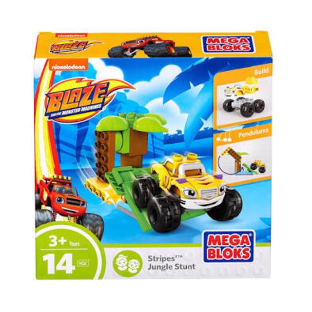 Mega Bloks Blaze Stripes Jungle Stunt Vehicle | Shopee Philippines