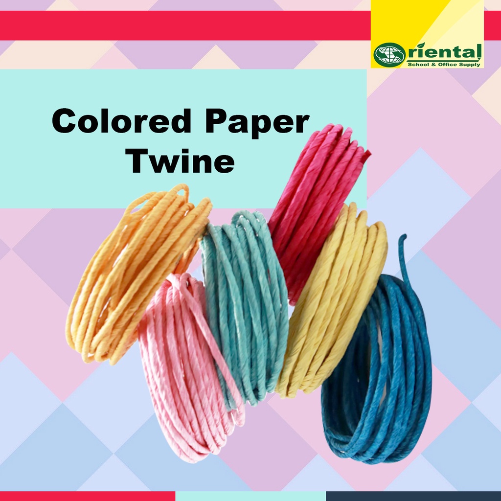 Colored Paper Twine / Paper String for Arts and Crafts / Sold per Roll ...