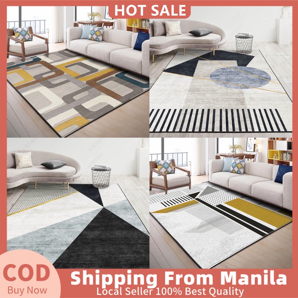 120x160cm/140*200cm Contemporary Modern Geometric Carpet Comfortable ...