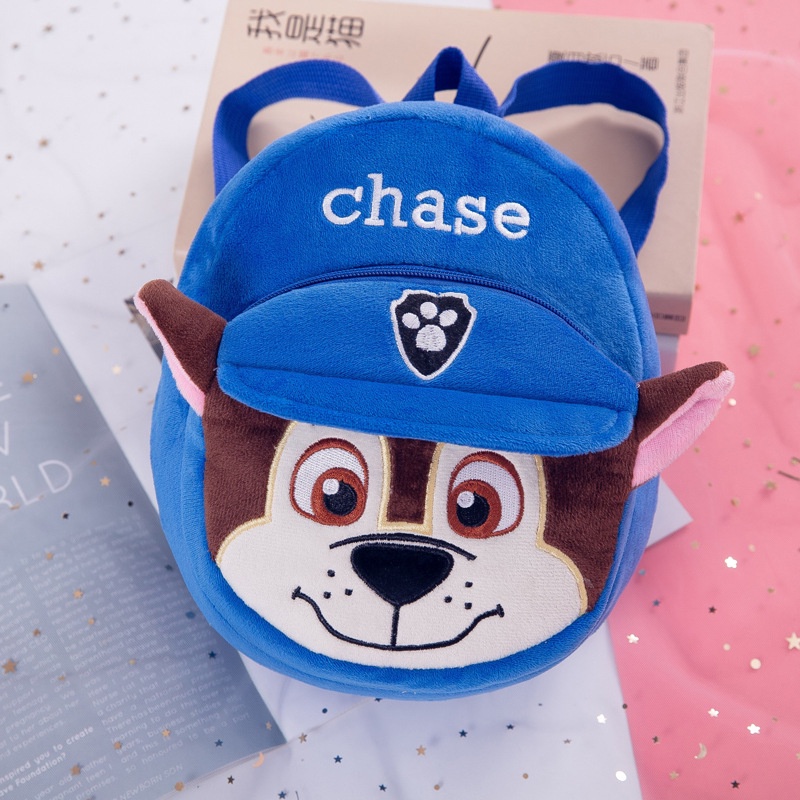 Cartoon Backpack Dog Cute Children Plush Toy Bag Schoolbag Kindergarten ...