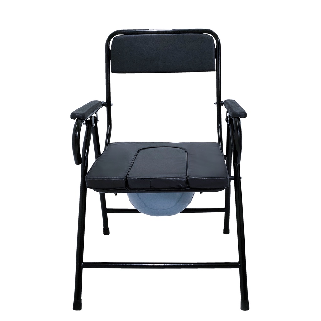 SURRMED BLACK COMMODE U-SHAPE CHAIR | Shopee Philippines