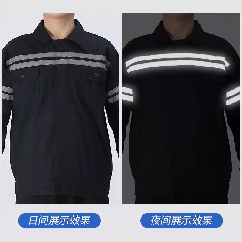 M-5XL PPE Safety Work Jacket Long Sleeve Workwear Labor ...