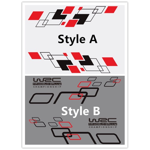 WRC Rally Car Stickers Car Decal Stickers Trend Personalized Racing ...