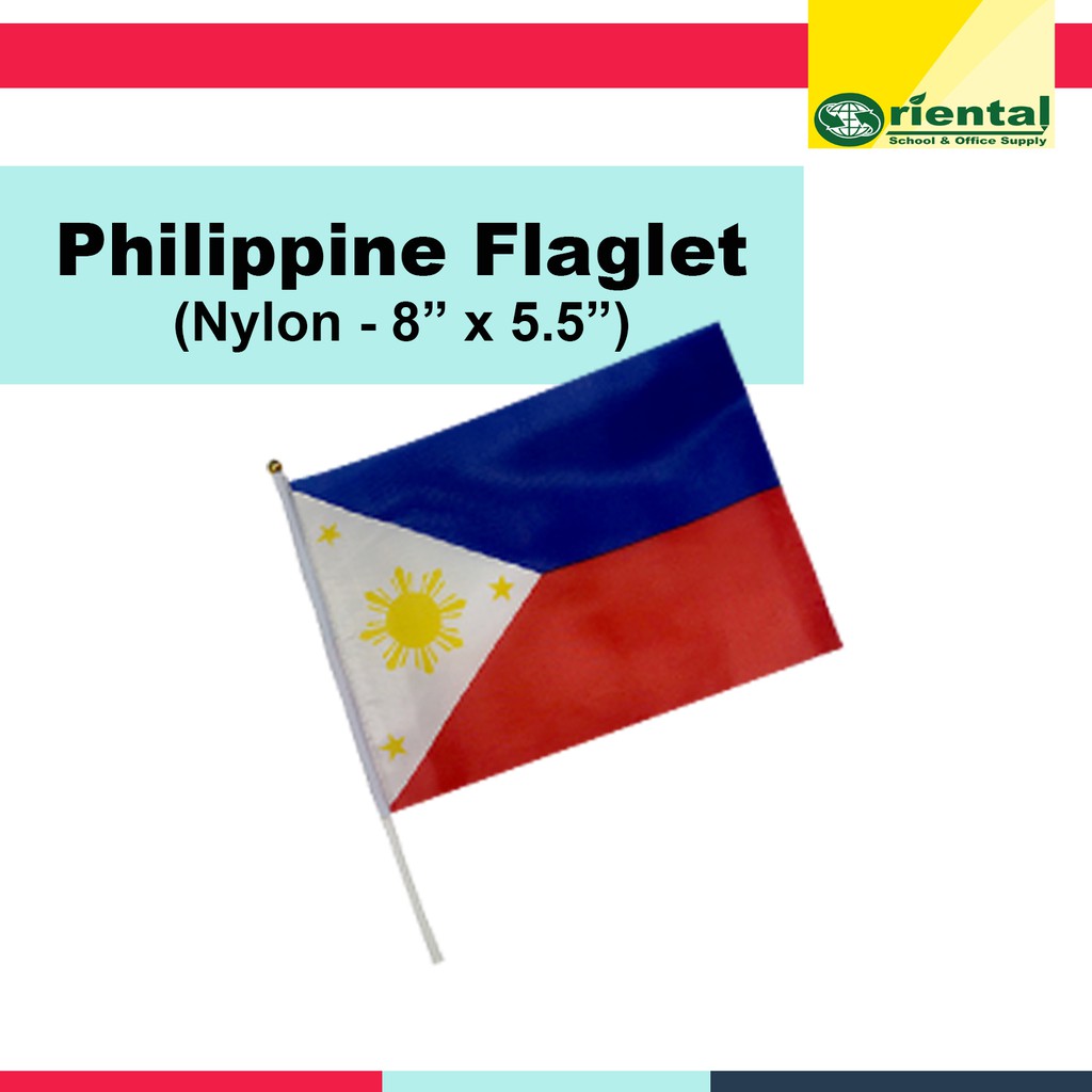 Philippine Flag / Nylon - Lightweight Flaglets - Small & Mini Watawat ...