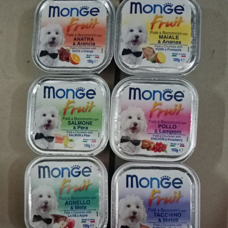 monge fruit for dog 100 grams | Shopee Philippines
