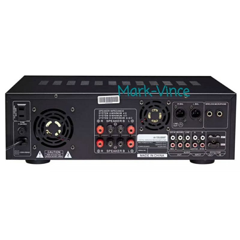 Sakura AV-735 Digital Karaoke Mixing Amplifier.. | Shopee Philippines
