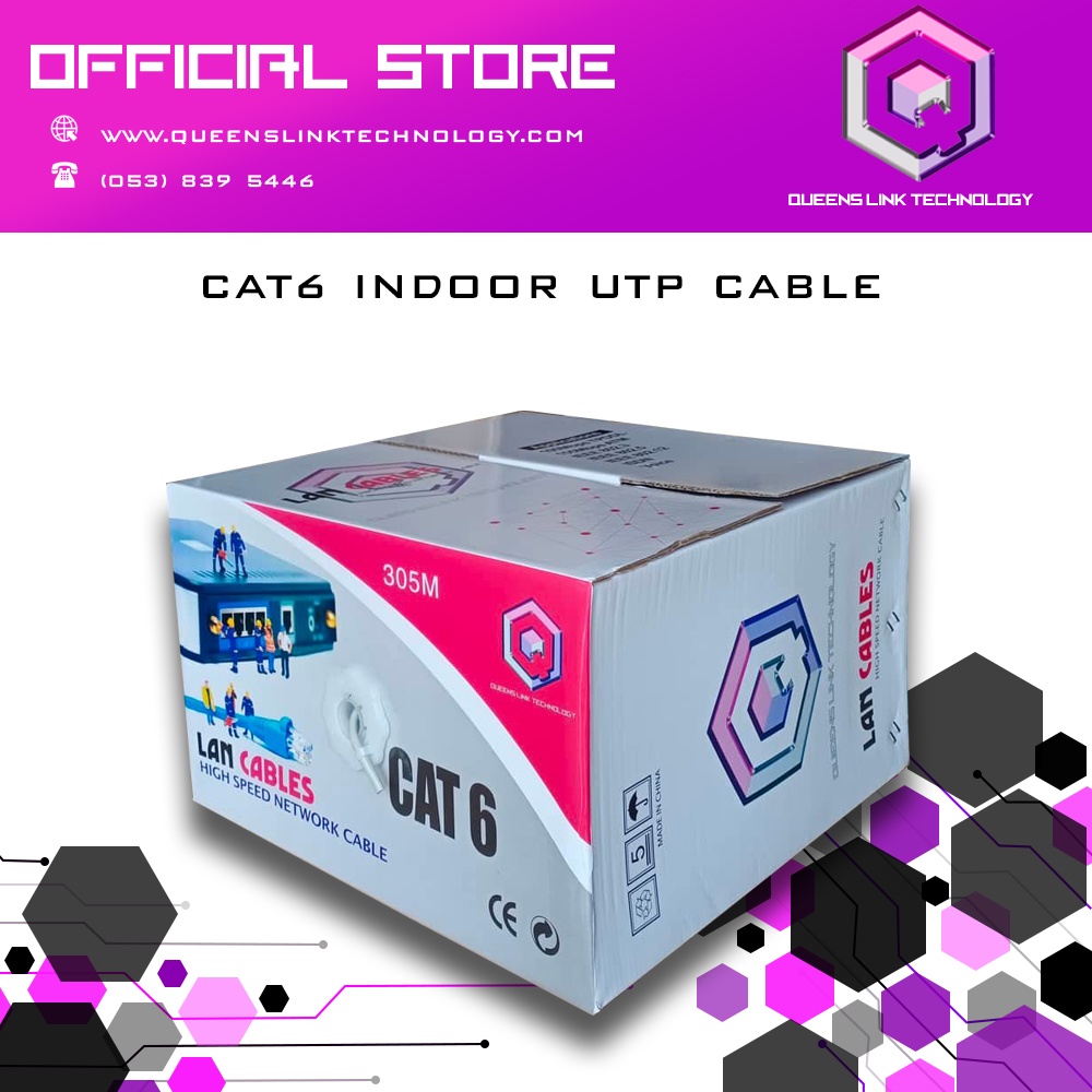 CAT6 UTP INDOOR (1 ROLL) | Shopee Philippines