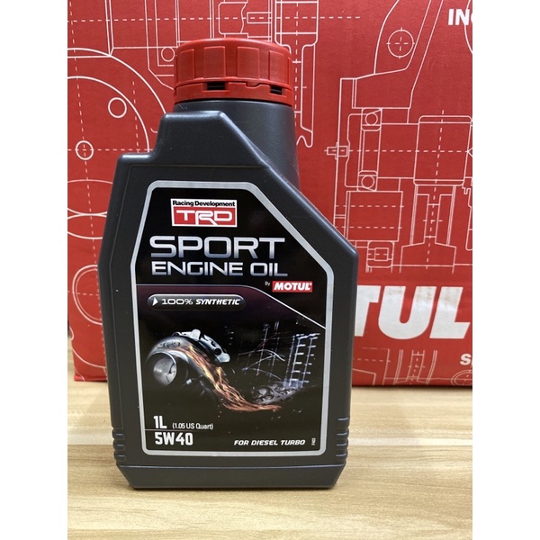 MOTUL TRD SPORT DIESEL ENGINE OILS 1L | Shopee Philippines
