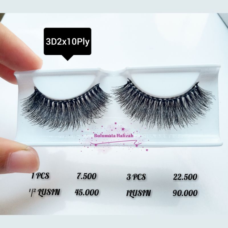 MATA 3d2x10ply 3dimensional Eyelashes | 3d Double Layyer |Thick Lentik ...
