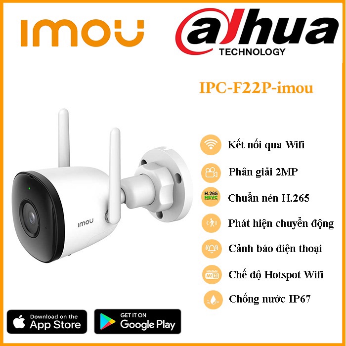 Imou Outdoor Wifi Camera F22P-D,F22FP | Shopee Philippines