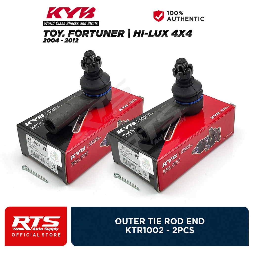KYB Outer Tie Rod End for Toyota Fortuner / Hilux 4X4 2004 - 2015 ...