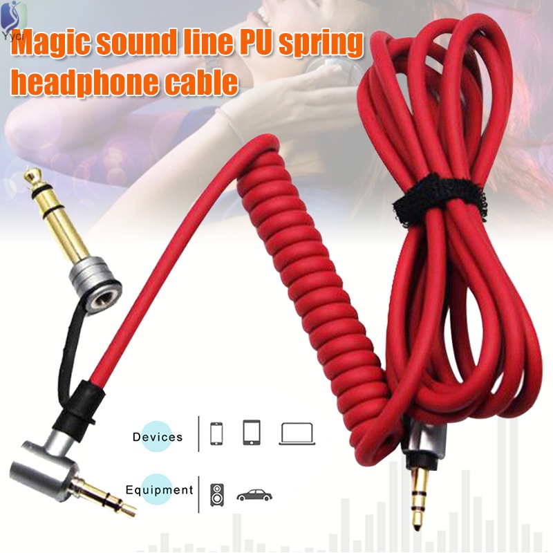 Replacement AUX 3.5mm 6.5mm Audio Cable for Beats by Dr Dre Pro Detox Headphones Accessories ...