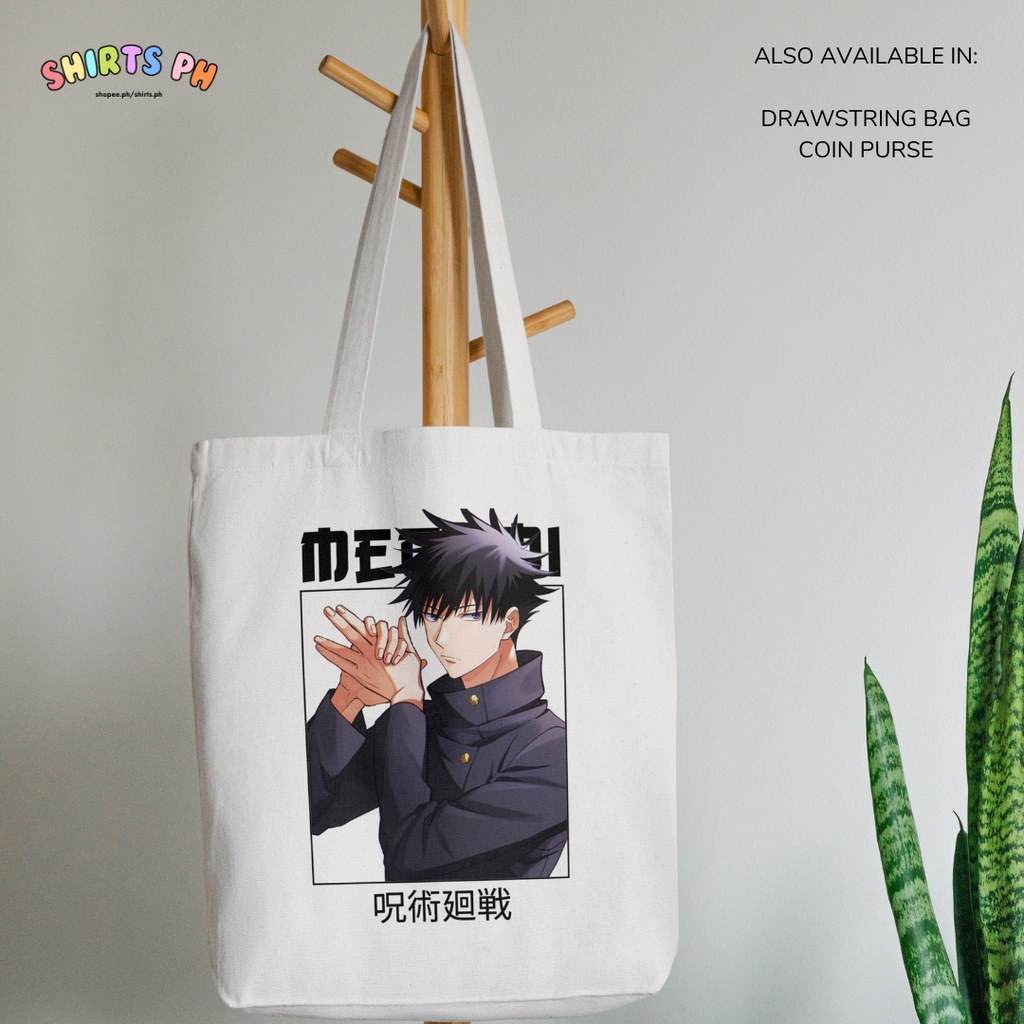 Jujutsu Kaisen Megumi Portrait Anime TOTE BAG | Shirts.PH | Shopee ...