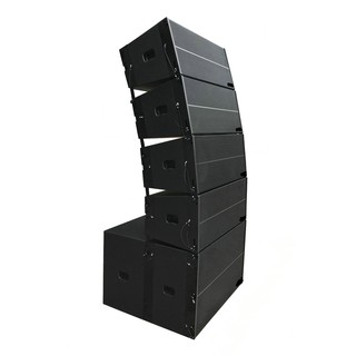 Dual 12-inch Line Array Empty Speaker Box Full Range with Complete ...