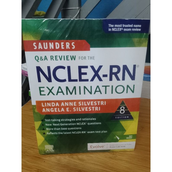 SAUNDERS NCLEX-RN Q&A 8 EDITION (BOOKBIND) | Shopee Philippines
