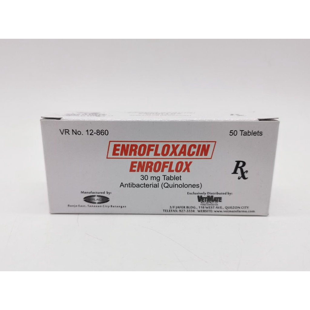 ARNETH ENROFLOX ANTIBACTERIAL TABLETS / BOX | Shopee Philippines